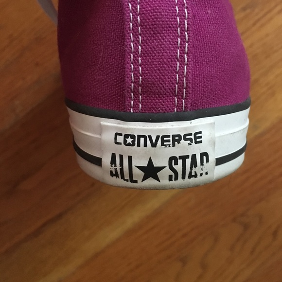 Converse | Shoes | Magenta Converse Chuck Taylor All Star High Tops ...
